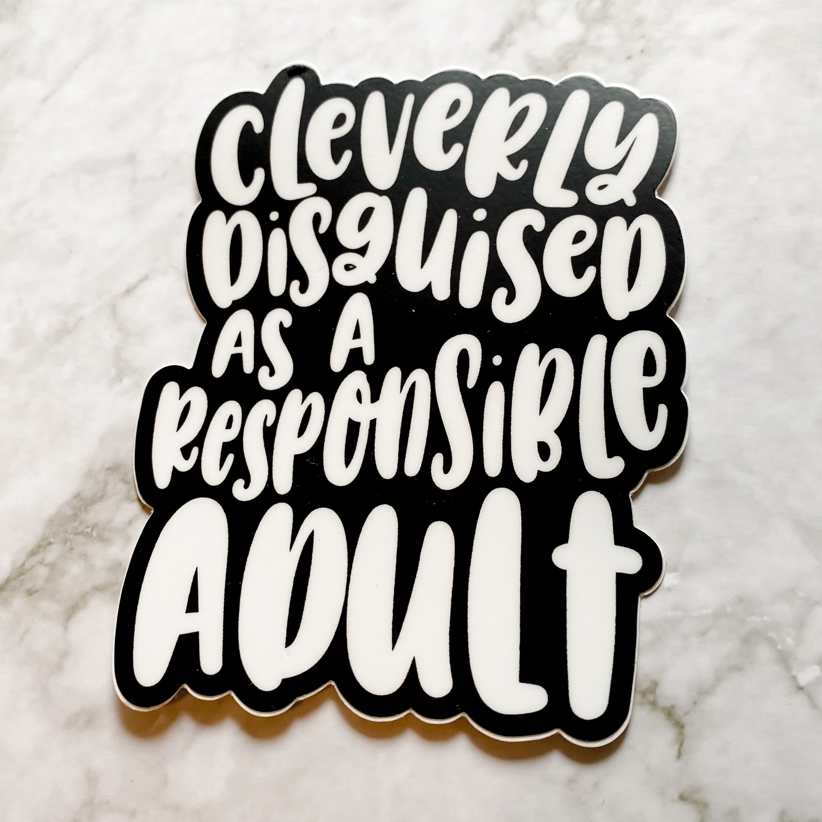 Clever Disguise Sticker – Furnace Room Print Shop